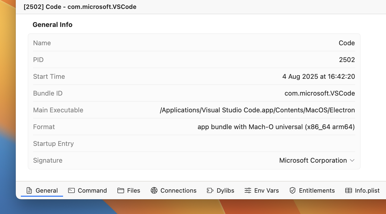 ProcessSpy - Advanced process monitor for macOS