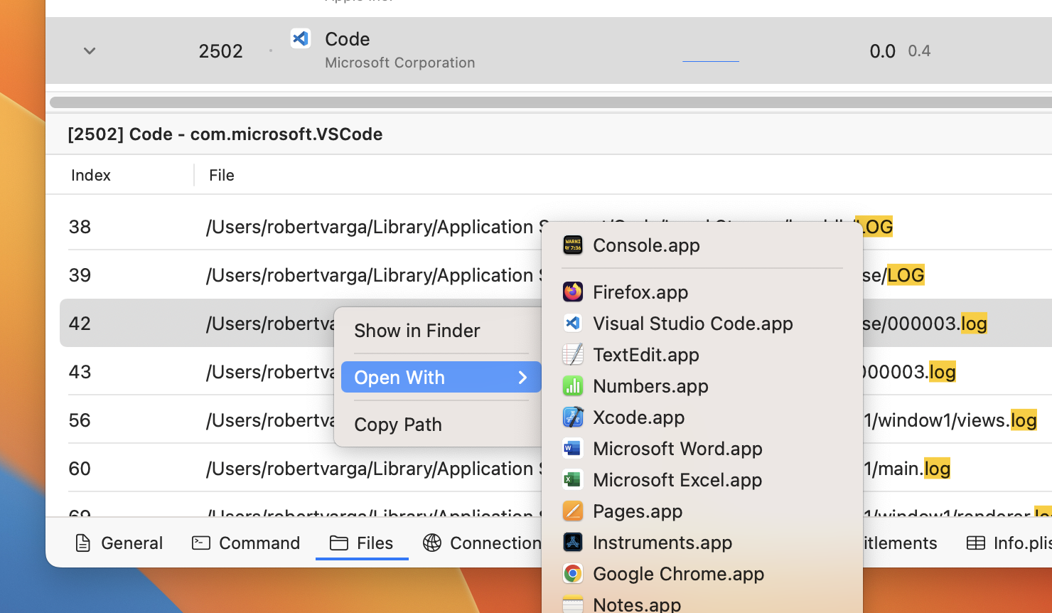 ProcessSpy - Advanced process monitor for macOS